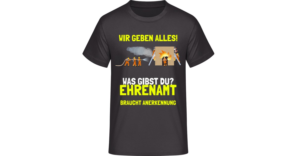 Wir geben alles! - T-Shirt Druck Wir geben alles! - T-Shirt Druck